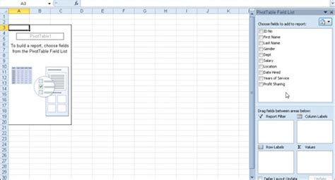 Excel 2010 Pivot Table Tutorial Cabinets Matttroy