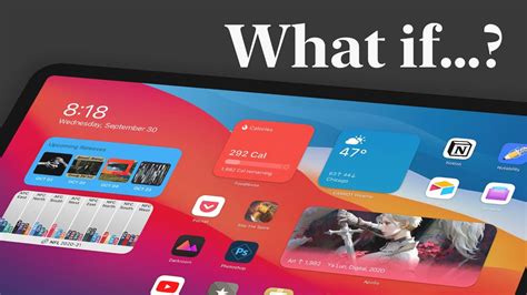 Video Shows Ipados 15 Concept With Ios 14 Like Home Screen Widgets