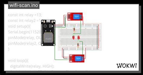 Esp32 Relay 2 Wokwi Esp32 Stm32 Arduino Simulator