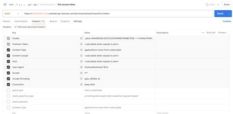 Javascript Netsuite Oauth 20 Machine To Machine Invalid Request