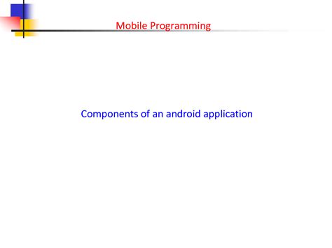 SOLUTION Lecture Components Of Android Application Studypool
