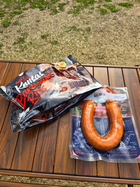 존쿡델리미트 캠핑 밀키트 캔사스 바베큐 립 And 킬바사 소시지 조리법 네이버 블로그