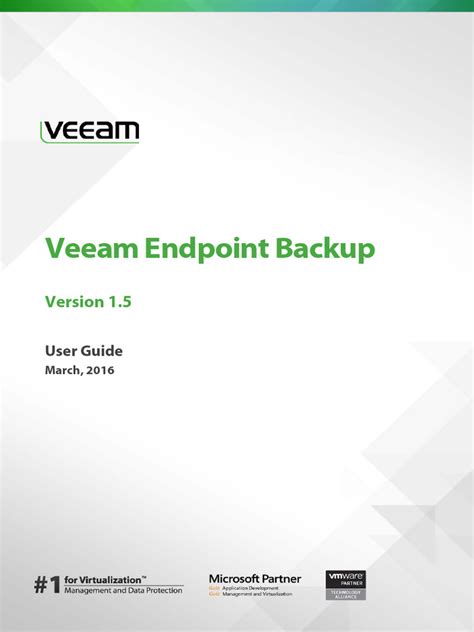 Veeam Endpoint Free 1 5 User Guide En Pdf