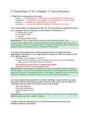IT Essentials V7 01 Chapter 11 Quiz Answers Pdf IT Essentials V7 01 Chapter 11 Quiz Answers 1