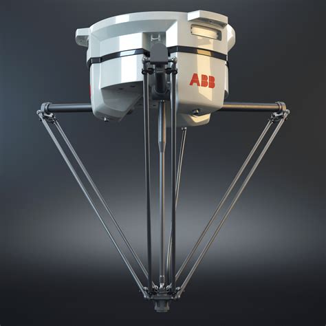 Abb Irb 360 Industrial Robot 3d Model