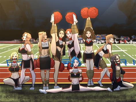 Bondage Cheerleaders By Nastypervert On Deviantart