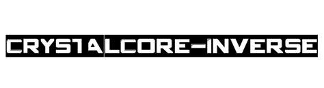Crystal Core Inverse Font FFonts Net