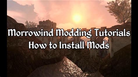 Morrowind Modding Tutorials How To Install Mods YouTube