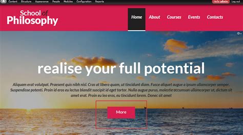 Drupal How To Change More Button Text For View Content Template Monster Help