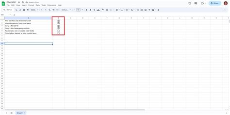 Creating Checklists In Google Sheets Tips And Tricks For Success