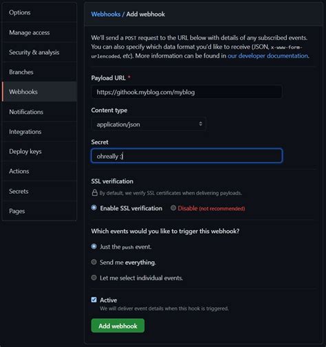 Tutorial Automatic 11ty Update After Github Push Eleventy