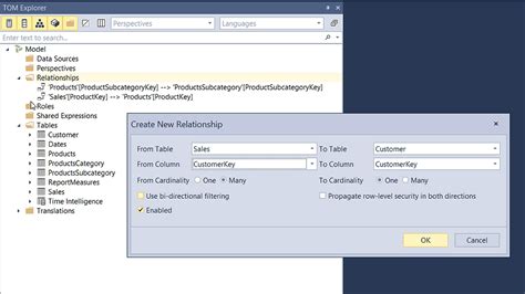 Create Relationships In Power Bi With Tabular Editor