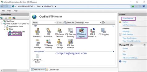 How To Add Ftp Site On Windows Server 2019 Computingforgeeks