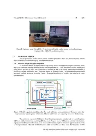 On Chip Debugging For Microprocessor Design PDF
