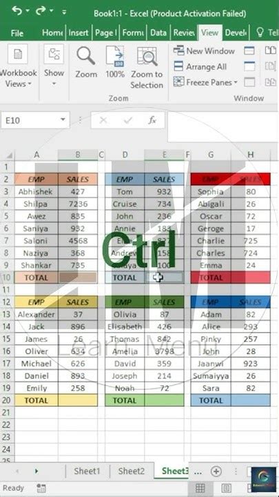 Excel Tips And Tricks In Excel Shorts Ms Excel Amazing Trick🤔🤔