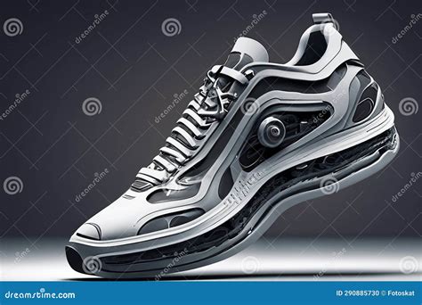Prototype Of Sports Shoes AI Generated Stock Illustration