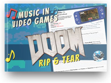 Video Game Music Rip And Tear Doom 2016 Teaching Resources