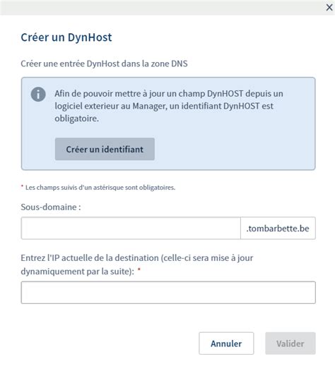 Dynamic DNS With OVH Tom Barbette