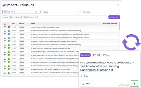 Jira Integration Import Tickets Sync Estimates