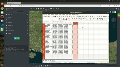Cloudrf On Linkedin Create A Network Coverage Layer From A Spreadsheet