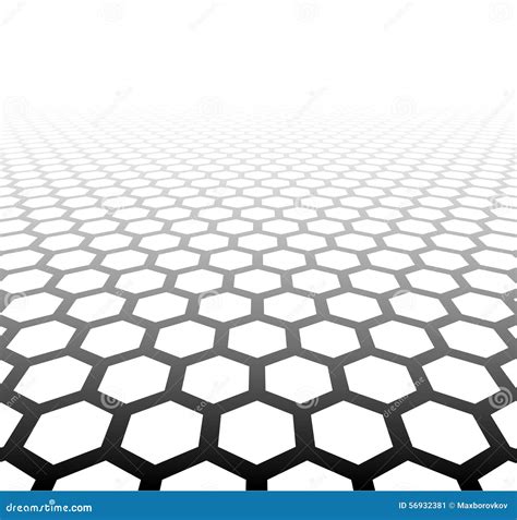 Perspective Grid Background 3d Vector Illustration Model Projection