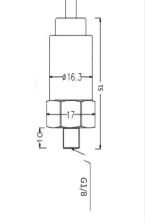 Compact Pressure Transducer Small Size Low Cost
