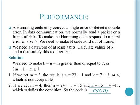 linear block codes pptx