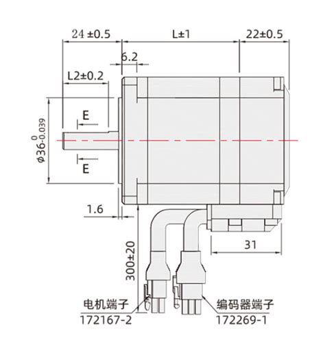60mm Hybrid Servo Motor NEMA 24 Stepper Motor With Encoder Servo Motor Manufacturers