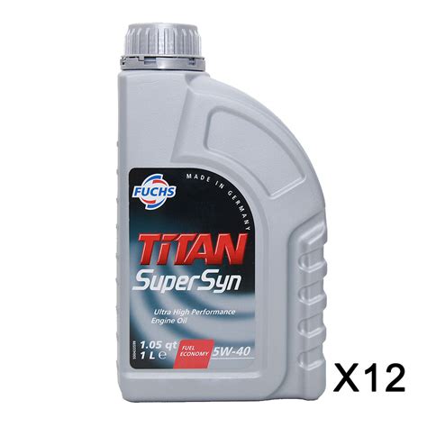 Fuchs Titan Supersyn 5W-40 12x1 Liter | G22526286