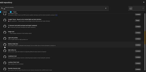 Screenshots For Lovelace Cards In Hacs Repo Feature Requests Home Assistant Community
