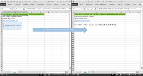 Ejecutar Macros De Otro Archivo De Excel Y Pasar Argumentos A Procedimientos Exceleinfo