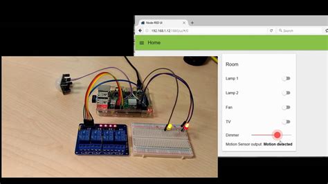 Home Automation Using Raspberry Pi 2 And Node Red Part 2 Youtube