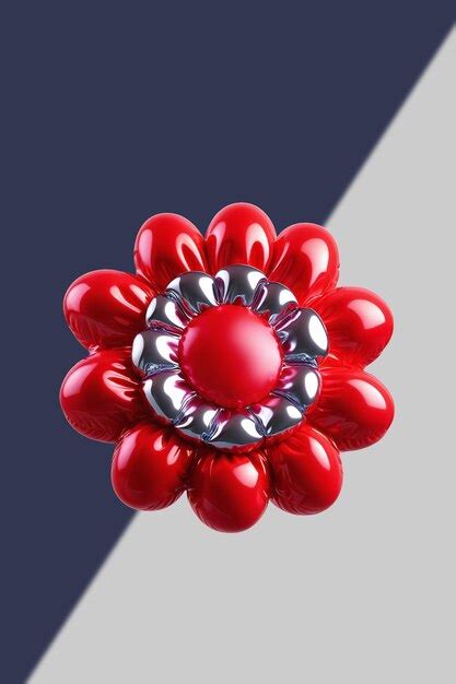 Premium Psd Flower Blobs Glass