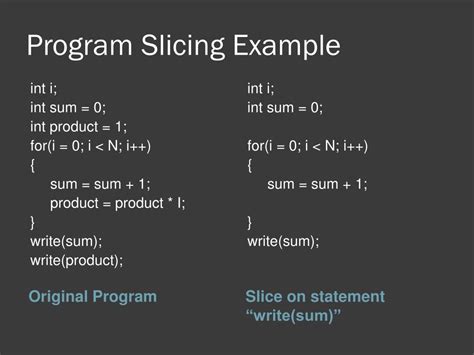 Ppt Program Slicing Based Techniques Powerpoint Presentation Free