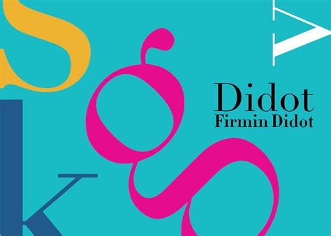 Didot Typeface From 1783 Now Didot Typeface Is Named After The Didot