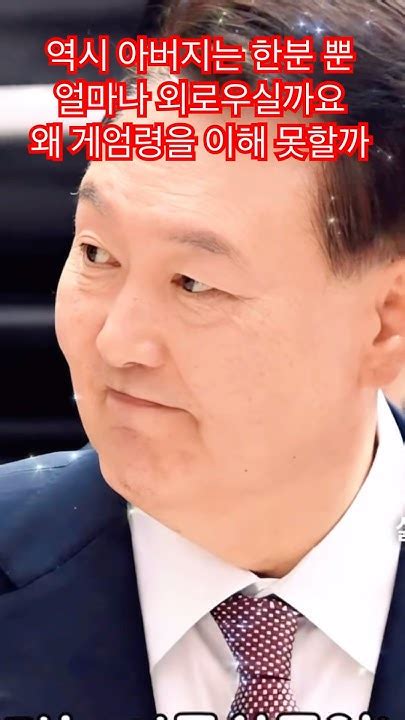 외로운 아버지 윤어게인 Youtube