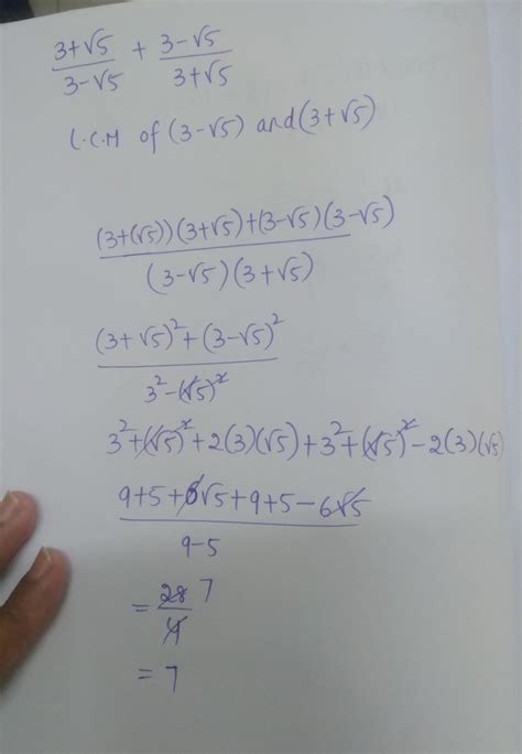 Simplify 3 Root 5 3 Root5 3root5 3 Root5 By Rationalising The Denominator Brainly In