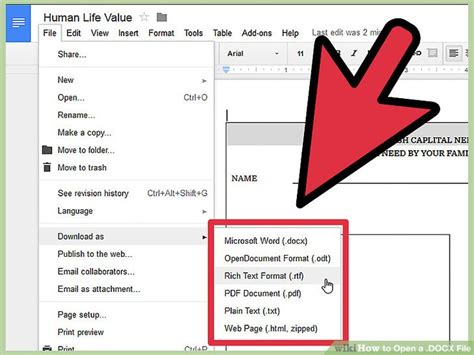4 Ways To Open A Docx File Wikihow