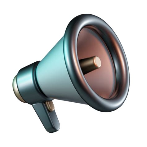 Megaphone Sound Broadcast Advertisement Music 3d Illustration Download On Iconfinder