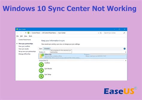 Windows 10 Sync Center Not Working Causes Fixes