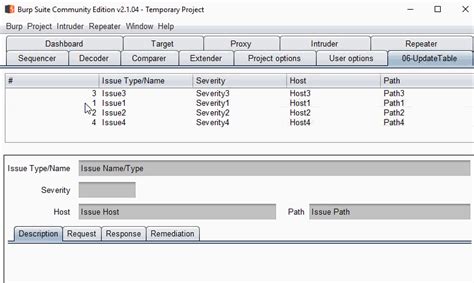 Swing In Python Burp Extensions Part 2 NetBeans And TableModels