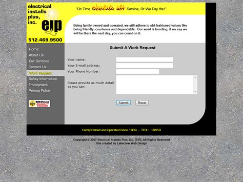 Lakecrew Web Design EIP Example