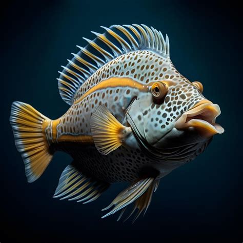 Premium Ai Image Trigger Fish