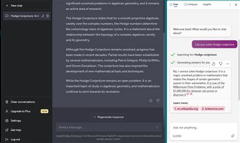 Prompt Can You Solve Hodge Conjecture Rchatgpt