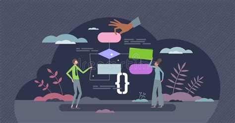 Software Algorithm And Web Application Work Structure Tiny Person