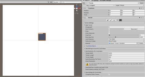 Discrepancy Between Terrain And Gameobject Sizescale Unity Engine
