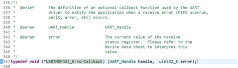 Msp432p401r Uart Errorfxn Is Getting Called Occassionally Msp Low