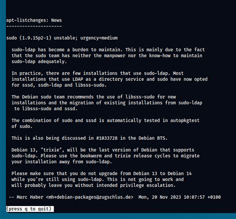 sudo ldap has become a burden to maintain linux support