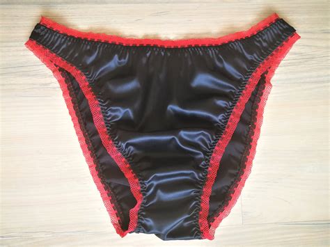 Satin Panties Men Panties Black Panties Mens Sissy Lingerie Cuckold