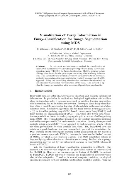 pdf visualization of fuzzy information in fuzzy classification for